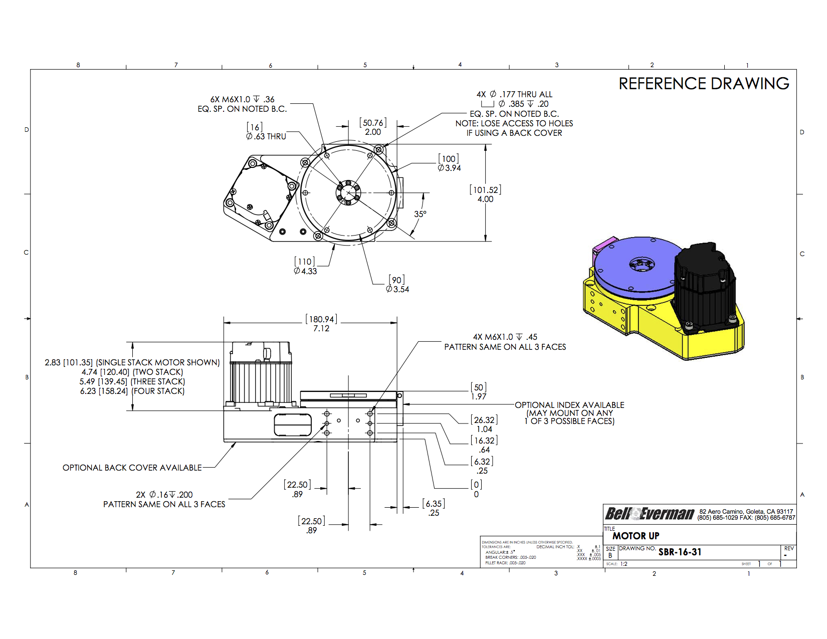 ServoBelt™ Rotary Stage (SBR)